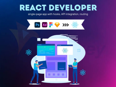 A React.js single-page app with hooks, API integration, routing | Upwork