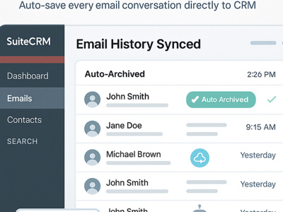 Automated Email Archiving for SuiteCRM 8 (Outlook Integration) | Upwork