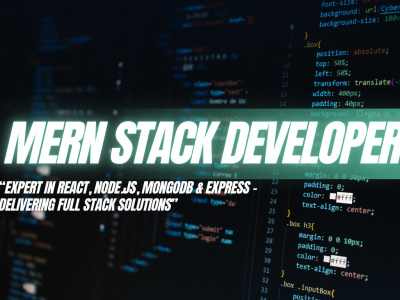 Build a clean and responsive MERN stack portfolio website for ...
