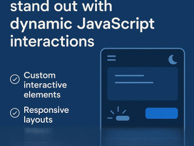 Customized JavaScript projects, HTML/CSS based design | Upwork