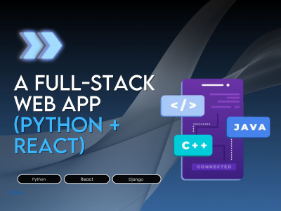 A Full-Stack Web App (Python + React) | Upwork