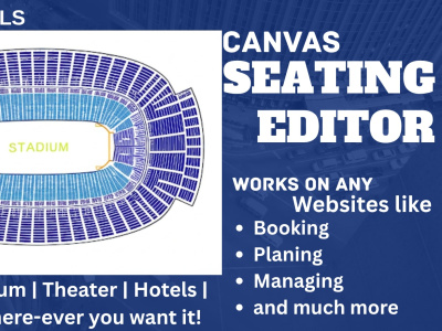 Your own canvas seating editor for any website | Upwork