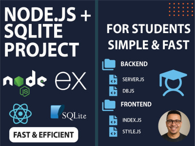 A Node.js Express SQLite project for school or learning | Upwork