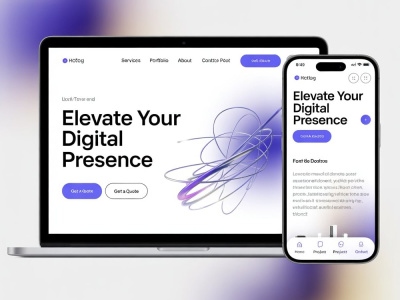 A modern responsive React.js website | Upwork
