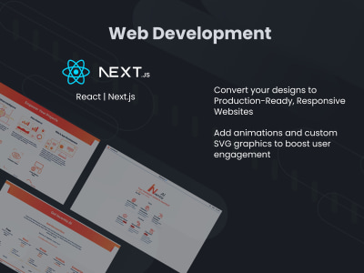 Web Development with React | Next.js | Upwork