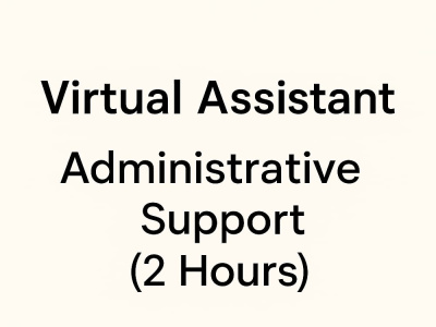 Virtual Assistant – Admin Support (2 Hours) | Upwork