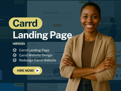 Carrd Landing page, Carrd Website with high-converting responsive ...