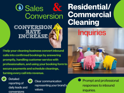Residential & Commercial Cleaning Sales – Turn Inquiries into Bookings ...