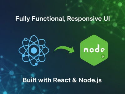 Responsive Web App with React/Next.js & Node.js | Upwork