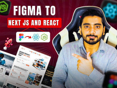 Convert figma to react, next js, or tailwind css | Upwork