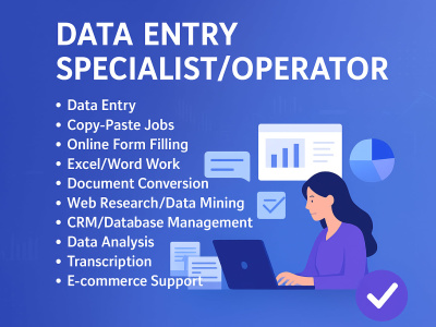 Accurate & Fast Data Entry , Copy-Paste, Translation, Web Research ...