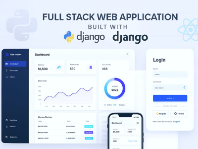 A full stack web application with Python Django and React or bug fix | Upwork