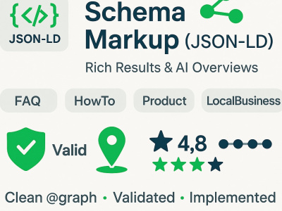 Schema Markup (JSON-LD) for Rich Results & AI Overviews | Upwork