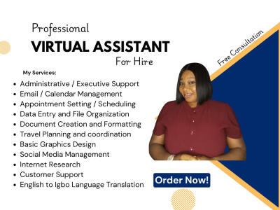 Executive Virtual Assistant for Administrative Support & task Management. | Upwork