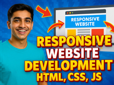 Responsive Website Development with HTML, CSS & JavaScript | Upwork