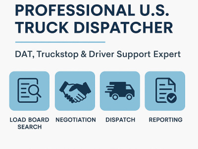 Professional U.S. Truck Dispatcher | Load Booking & Driver Support | Upwork