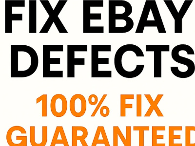 Fix ebay defects and remove account health issues | Upwork