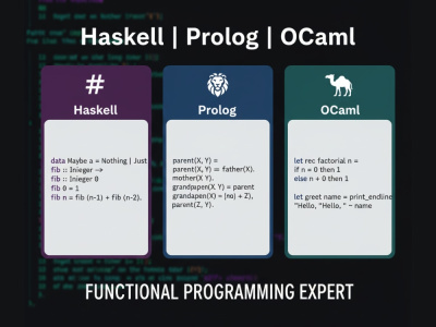 Code, debug, optimize Haskell, Prolog, OCaml, Rust, AI, and CS projects | Upwork
