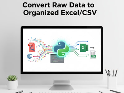 Convert Raw Files & Data into Organized Excel/CSV Using Python | Upwork