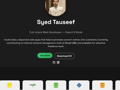 A responsive website/landing page using React and Tailwind | Upwork