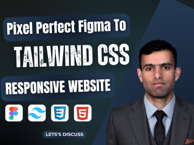 HTML CSS bootstrap tailwind responsive website from Figma design, Front End | Upwork