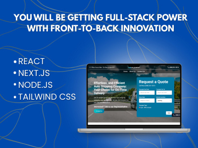 Build modern full-stack web app with React, Next.js, Node.js & Tailwind CSS | Upwork