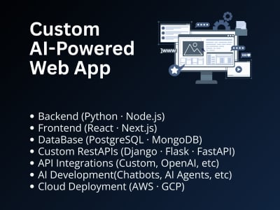 A Custom AI-Powered Web App (Python + React + FastAPI) | Upwork