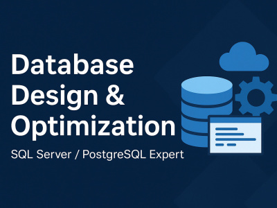 Design & Optimize SQL Server / PostgreSQL Database for Your Business App | Upwork