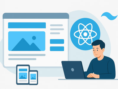 A Modern, Responsive React Landing Page with Tailwind CSS | Upwork