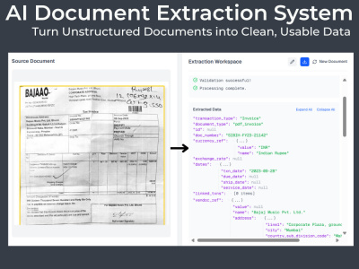 A deployed private AI system to extract structured data from your ...