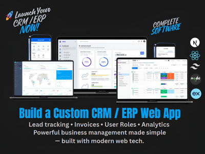 A custom CRM / ERP web app | next.js, node & mongoDB | Upwork
