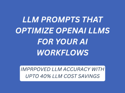 A fine-tuned LLM Prompt for OpenAI LLM that boost your AI Automation ...