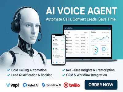 Ai calling agent, AI voice agent, cold calling agent, using Vapi ...
