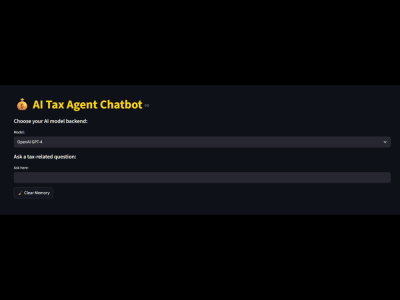 AI Tax Agent Chatbot – Automate Tax Queries with GPT-4 | Upwork