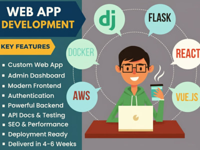 Custom Web Development with Python, Django, Flask & React | Upwork