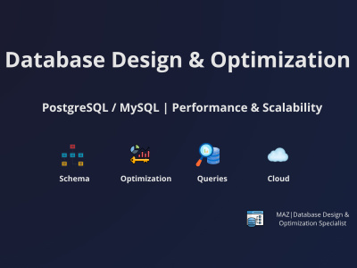 Database Design & Optimization | PostgreSQL / MySQL | Upwork