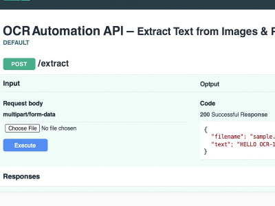 I will build a custom OCR or PDF extraction API with FastAPI & Python | Upwork