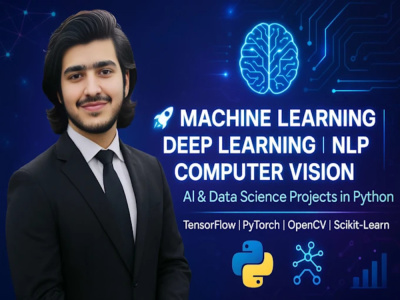 Machine learning, deep learning, nlp and computer vision projects in python | Upwork