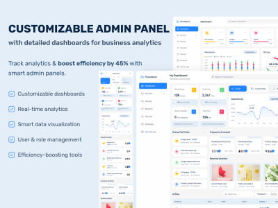 Custom Admin Panel | Dashboards & Analytics | Improve Decisions 3x ...