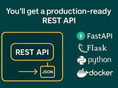 A production-ready Python REST API with FastAPI/Flask and Docker | Upwork