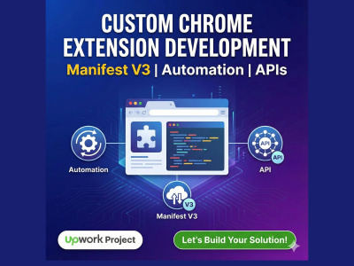 A custom Google Chrome and browser extension developed | Upwork