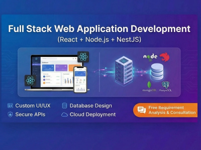 Full Stack Web Application Development (React + Node.js + NestJS) | Upwork