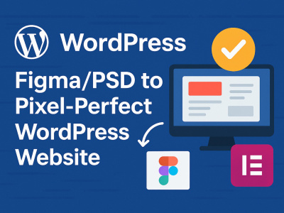A Figma/PSD to Pixel-Perfect WordPress Website | Upwork