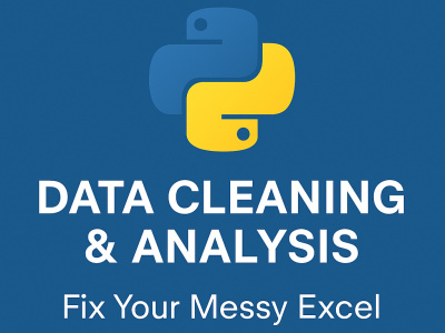 A clean, organized, and analysis of your messy Excel/CSV data using ...