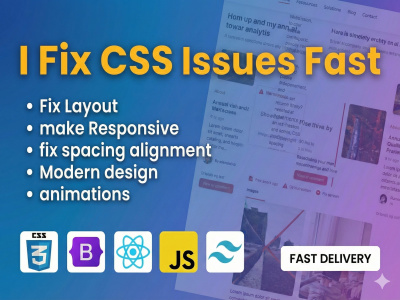 Fix CSS Issues, Layout Bugs & Make Your Website Fully Responsive | Upwork