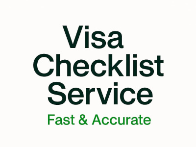 Custom Visa Document Checklist (Any Country & Nationality) | Upwork