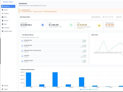 Custom Inventory Management System (IMS) – POS, & Role-Based Access ...