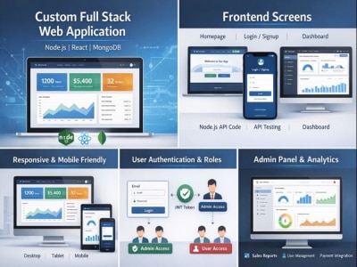 Custom Full Stack Web Application (Node.js, React, MongoDB) | Upwork