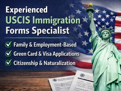 Immigration Forms Specialist | USCIS Application & Filing Support | Upwork