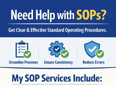 A professional and detailed Customized SOP for various business ...